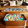 Amazon.com - Silver Metal Tin Box with Secure Lid – Large Multipurpose ...