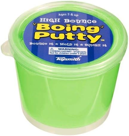 Amazon.com: Toysmith Hi-Bounce Boing Putty (Colors Vary) : Toys & Games