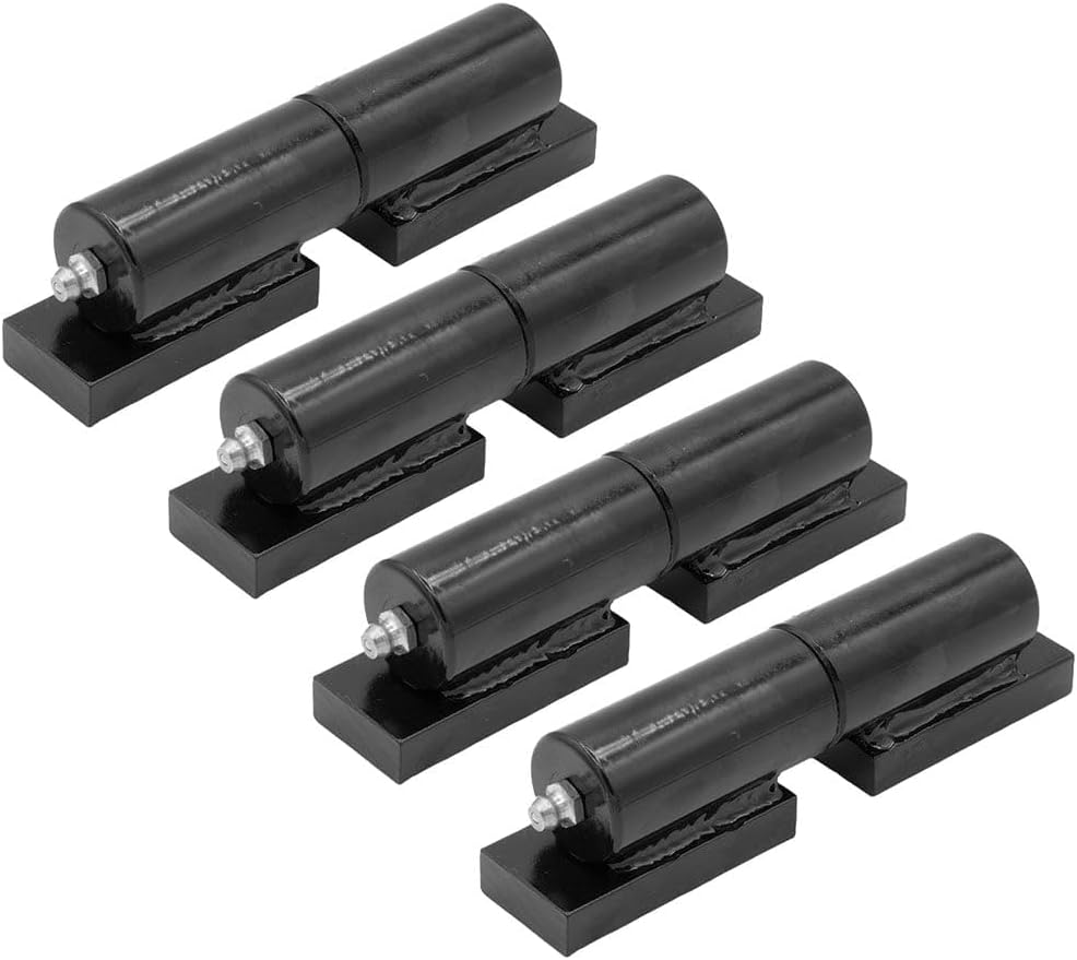 Mytee Products 4 Pack 7" Heavy Duty Barrel Gate Hinge, Weld-On Steel ...