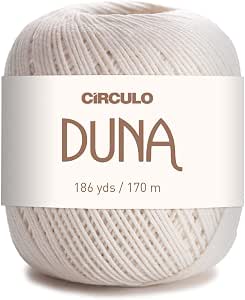 Fio Círculo Nº 4 Duna - 170m - 100g - Off White 8176 Avanti Duna crochê ...