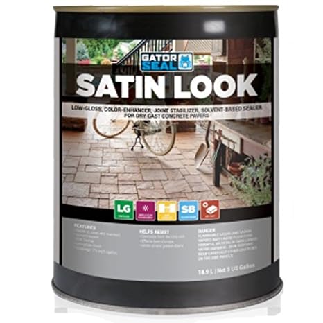 Alliance Gator Seal Satin Look Sealer for Pavers & Natural Stones 5 Gal ...