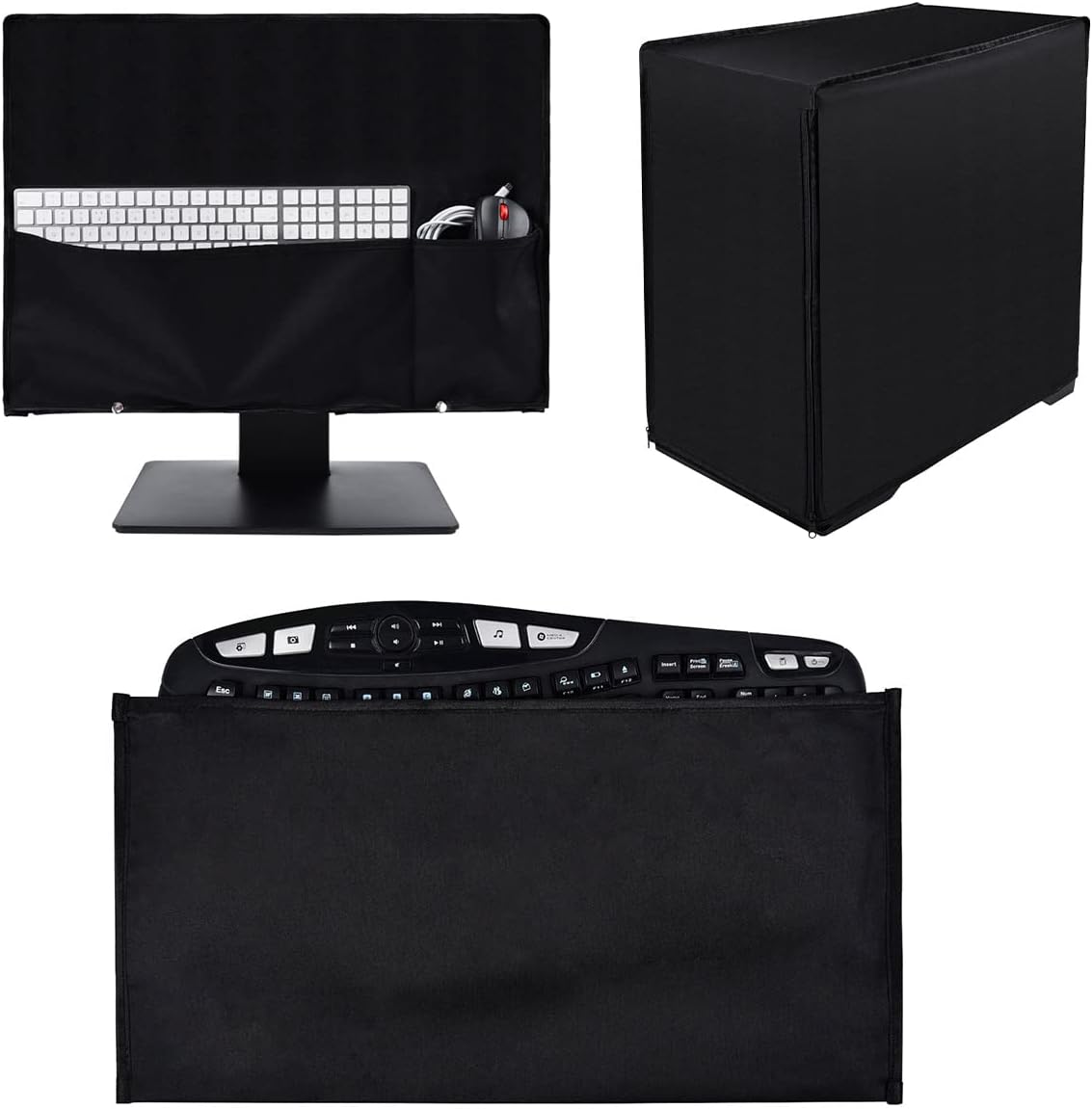 Amazon.com: 3-In-1 Computer Dust Cover Bag Proetctor,Universal Keyboard ...