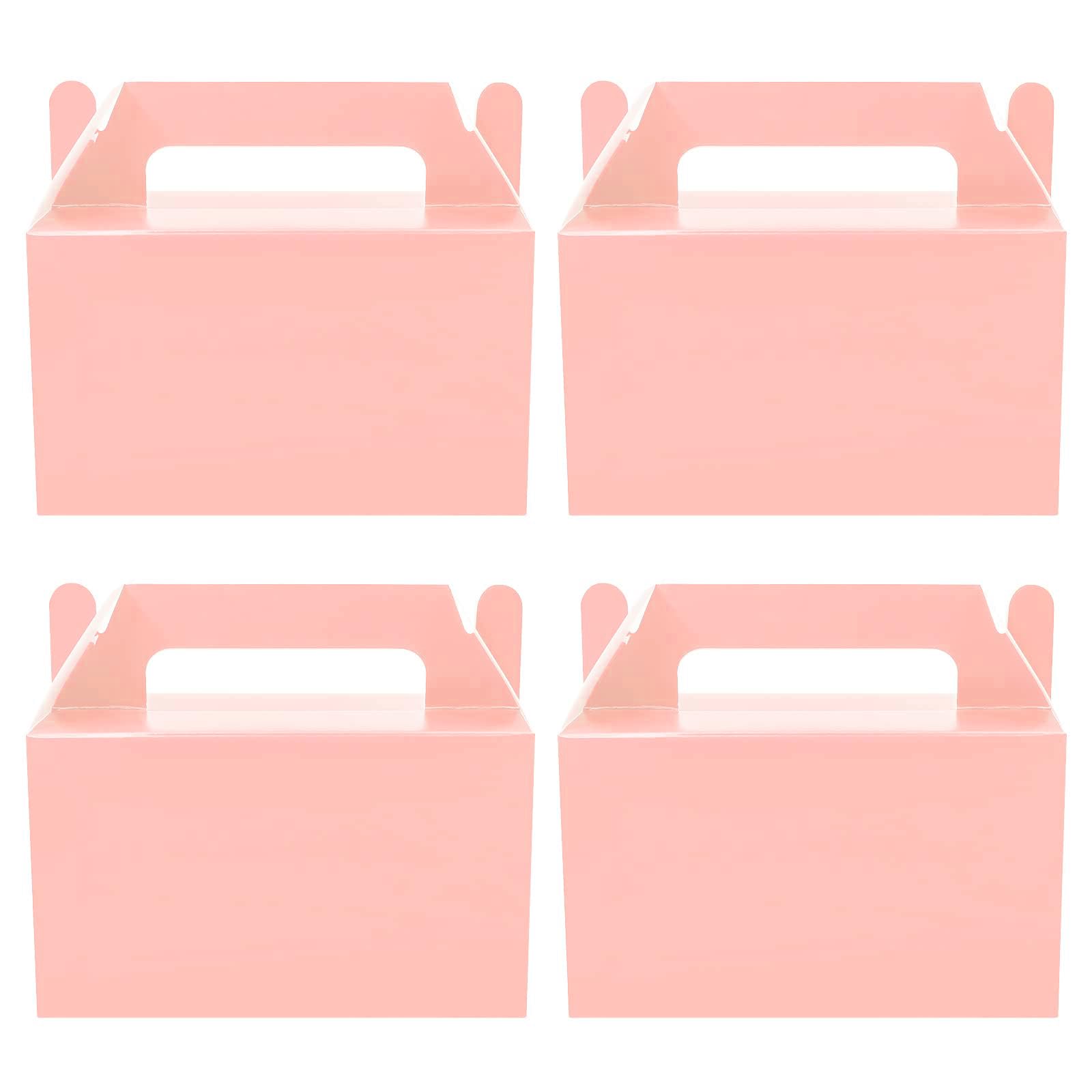 Snapklik.com : 12Pcs Pink Gable Gift Boxes, Party Favor Treat Box ...