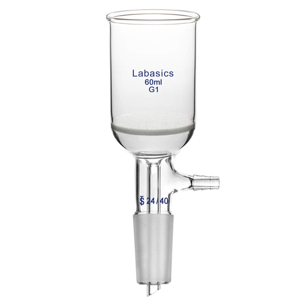 Jacketed Filter Funnel, Coarse Frit, 350mL Capacity, 54% OFF