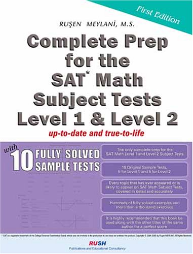 Complete Prep for the SAT Math Subject Tests Level 1 and Level 2 (with ...