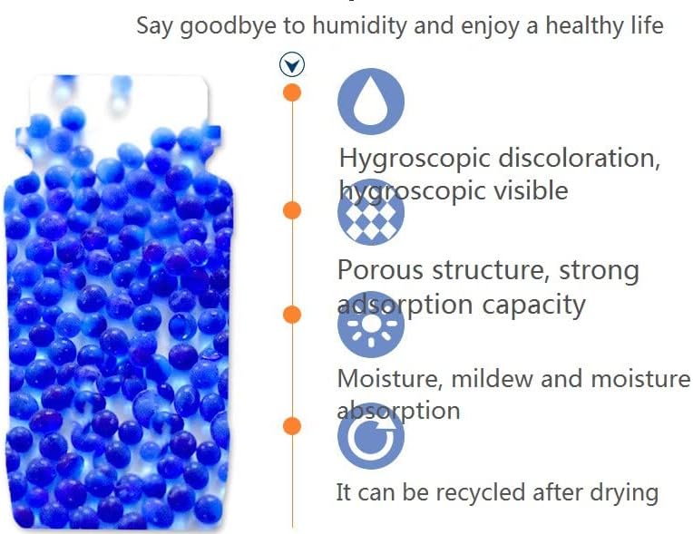 Silica Gel Desiccant, Silica Beads, Reusable Silica Gel Desiccant Beads ...