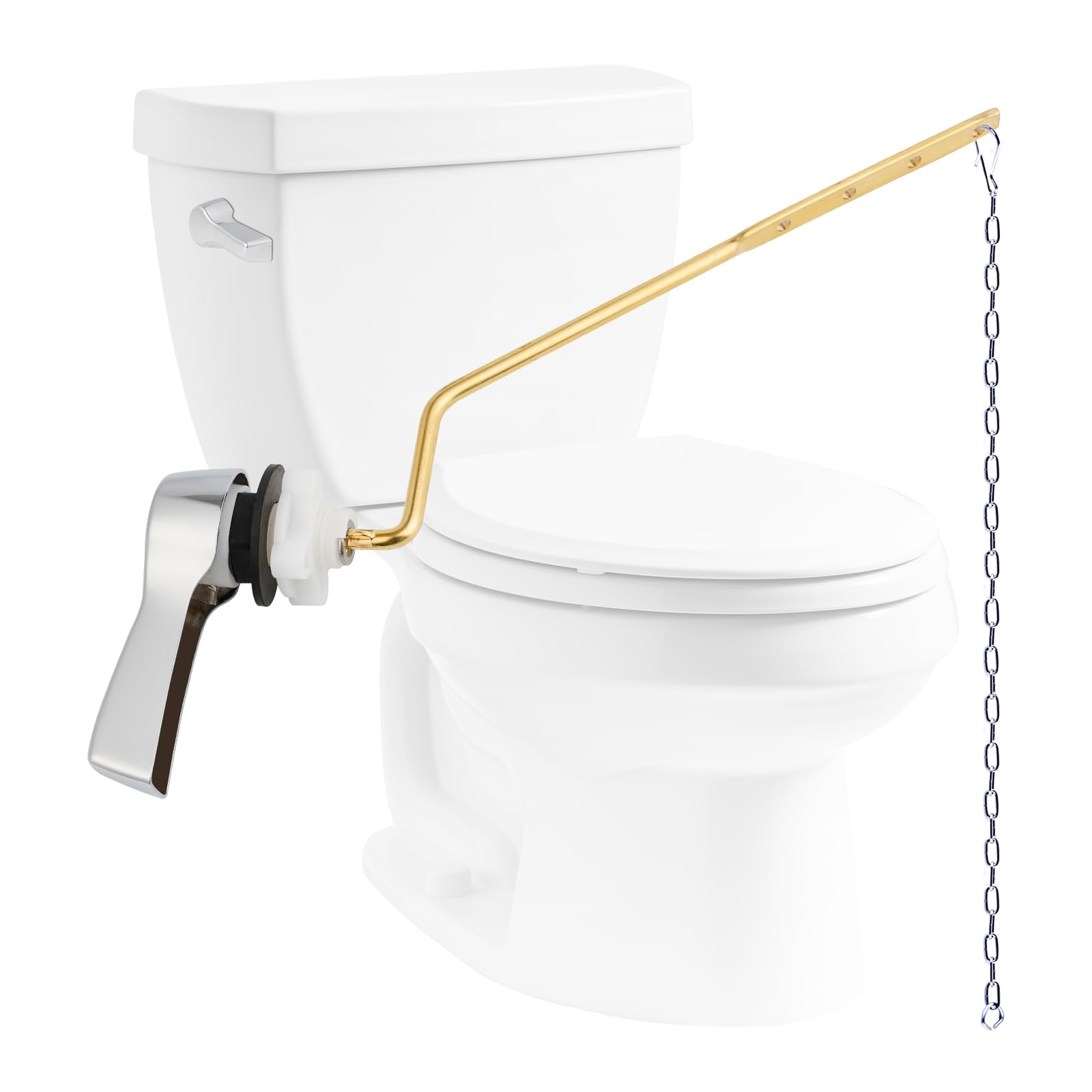 Snapklik.com : Hibbent Universal Metal Side Mount Toilet Handle ...