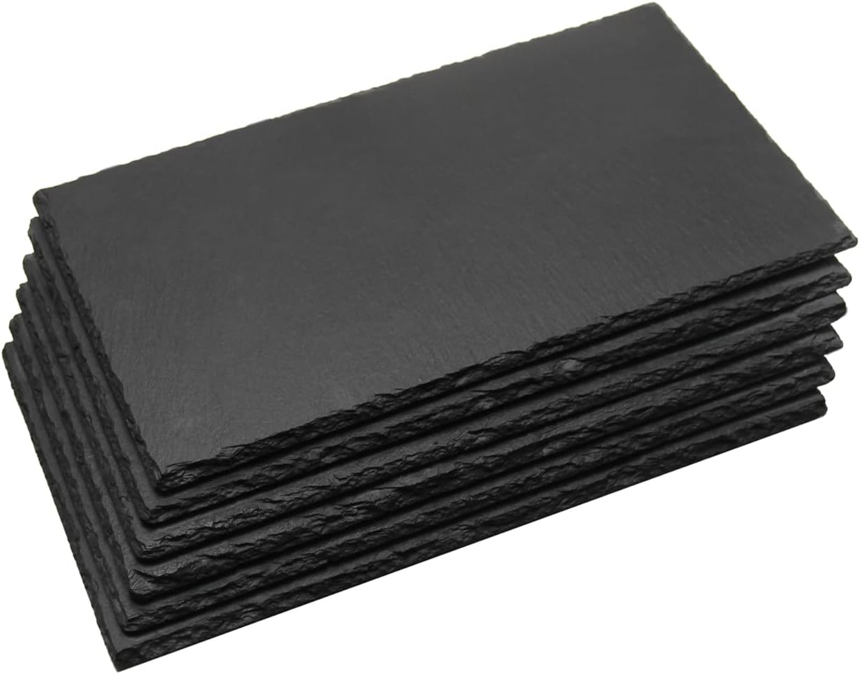 Amazon.com | Twine Country Home Slate Stone Plates for Tapas ...