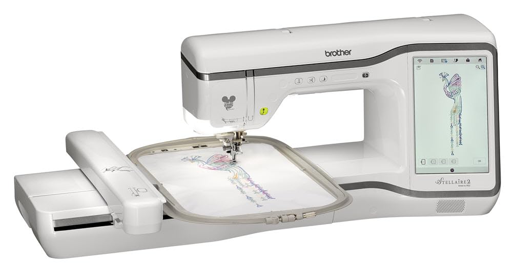 Amazon.com: Brother Stellaire 2 Innov-is XE2 Disney Embroidery Machine - 14" x 9.5" Field Size
