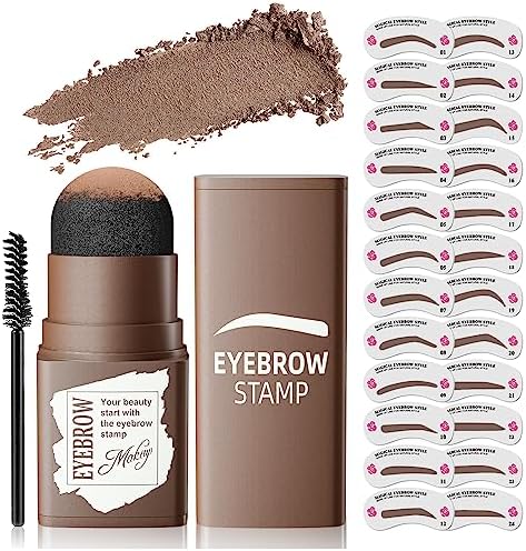 Amazon.com : Eye-Brow Stamp Stencil Kit, Waterproof Brow Stamp Shaping Kit Eyebrow Definer ...