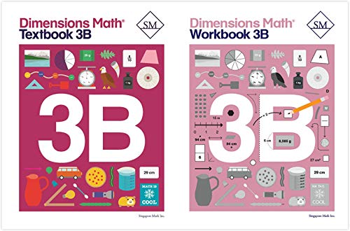 NEW Dimensions Math 3B Books Set (2 Books) - Textbook 3B & Workbook 3B ...
