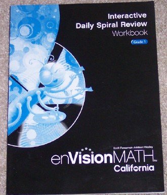 Interactive Daily Spiral Review Workbook Grade 1 (enVision Math): Scott ...