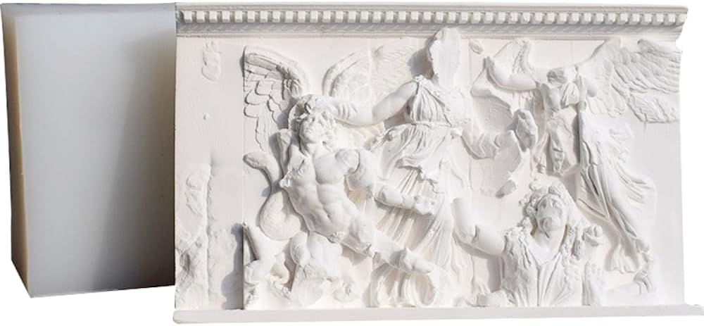 Amazon.com: Angels and Giants Figure Gypsum Mold Vintage Statue Relief ...