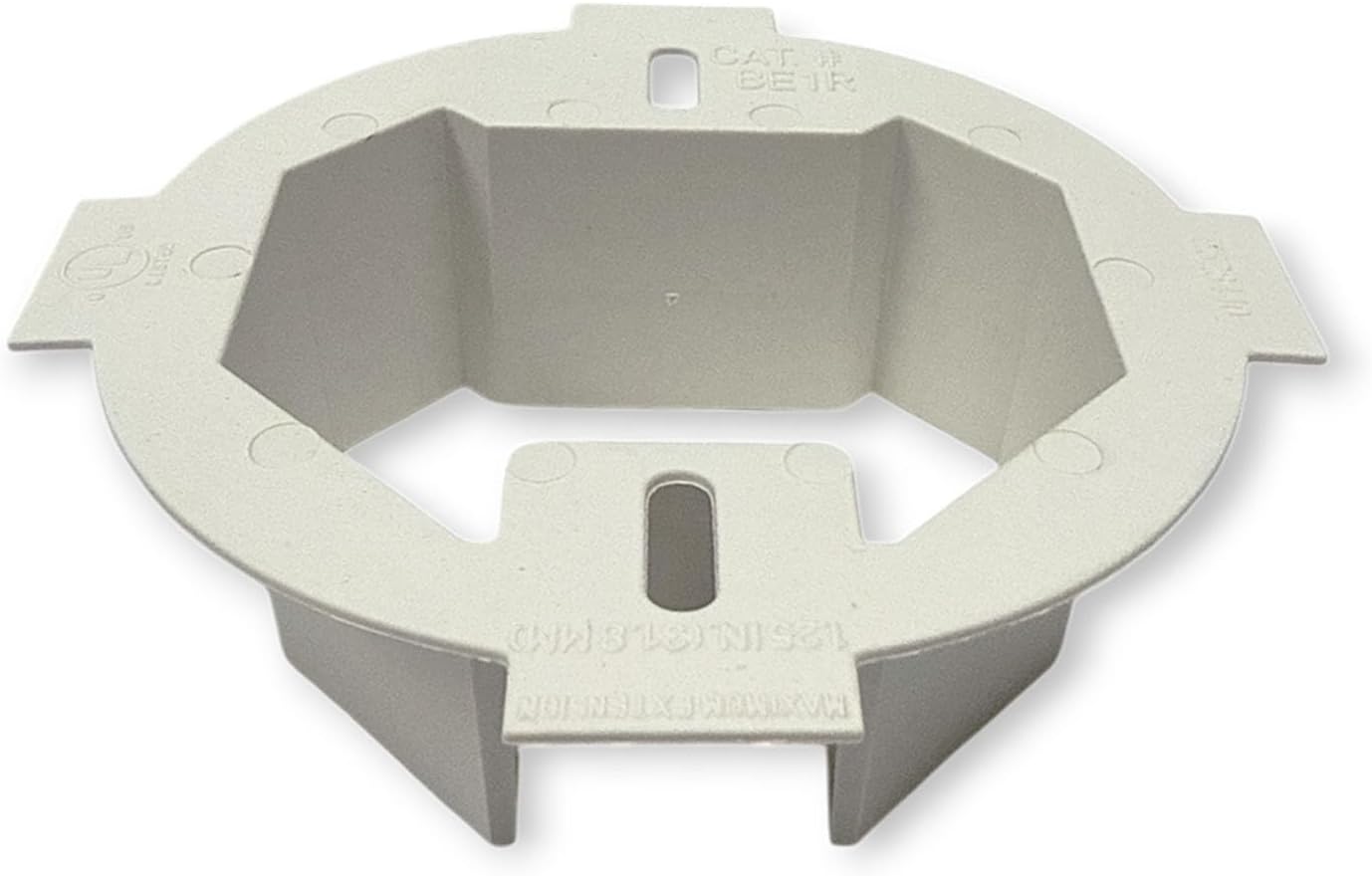 Carlon A471 Outlet Box Plaster Ring, Round, Raised, 4-Inch Diameter ...