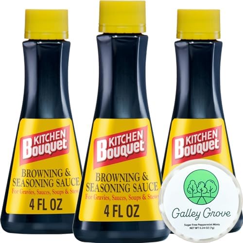 Amazon.com : Kitchen Bouquet Browning and Seasoning Sauce - 4 oz ...
