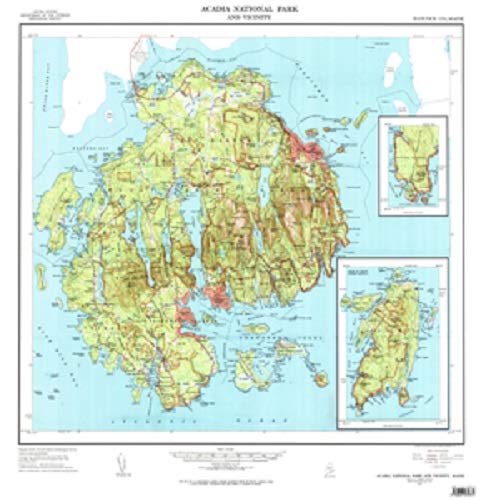 ACADIA NATIONAL PARK TOPOGRAPHIC MAP: USGS: 9780607239751: Amazon.com ...