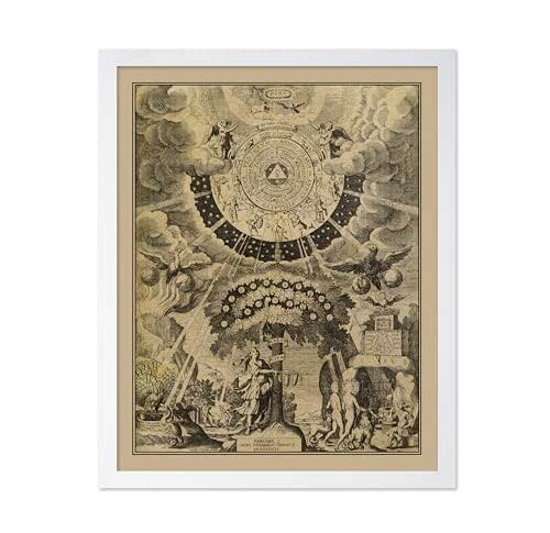 Amazon.com: Monem Art Vintage The Alchemical Tree of Life Poster ...