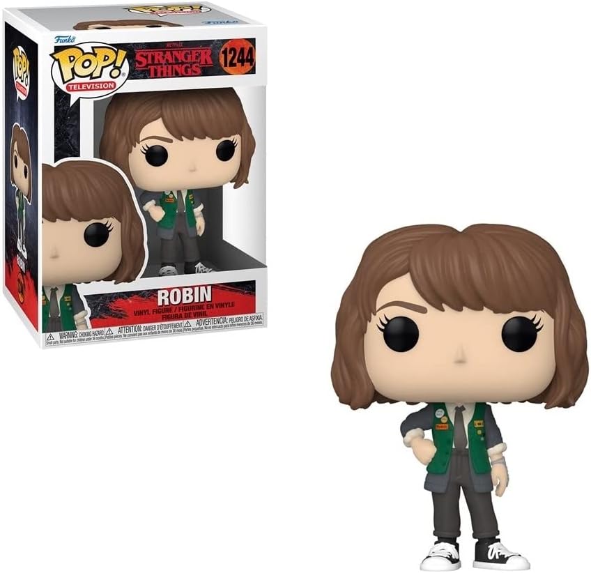 Amazon.com: Funko Pop! TV: Stranger Things - Robin Vinyl Figure : Funko ...