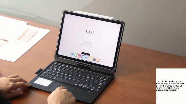 Watch For iPad Air 4 10.9 inch Keyboard case with Touchpad & 360 ...