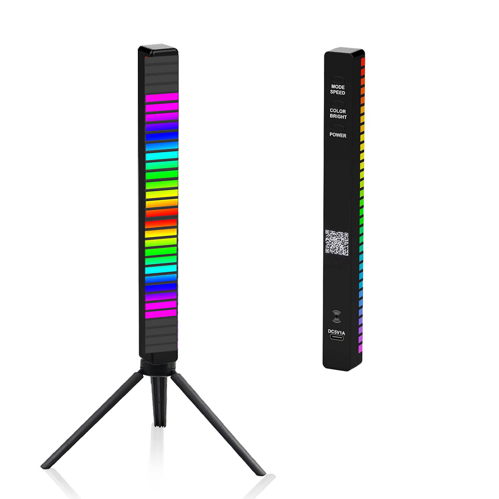 Buy CDIYTOOL 32 Bit RGB LED Light Bar, Voice Control Wireless Stereo ...