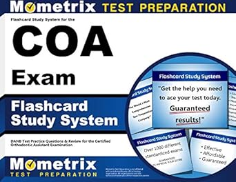 Buy Flashcard Study System for the Coa Exam: Danb Test Practice ...