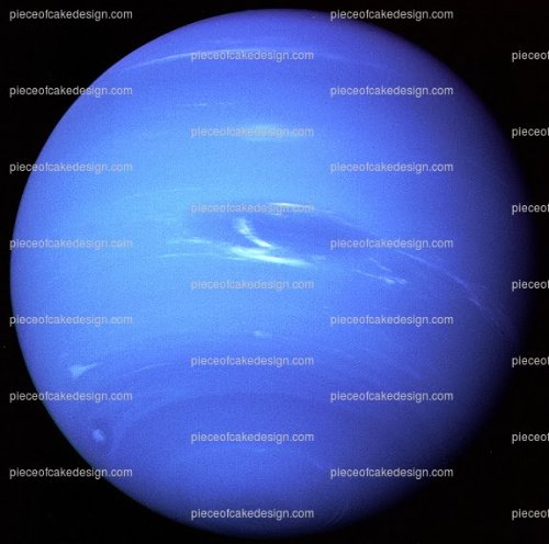 Amazon.com: 8" ~ Planet Neptune Birthday ~ Edible Cake/Cupcake Topper ...