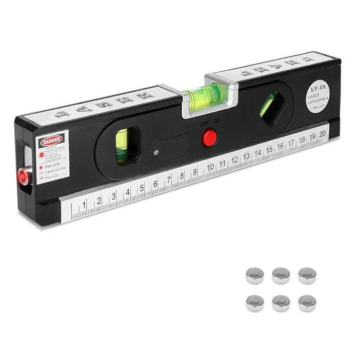 Buy Spirit Level, 8 inches/25cm Multi-Purpose Spirit Level Ruler with ...