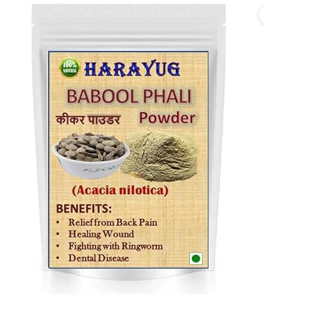 Buy HARAYUG Kikar Phali Powder - Babul Fali Powder - Babool Phali ...