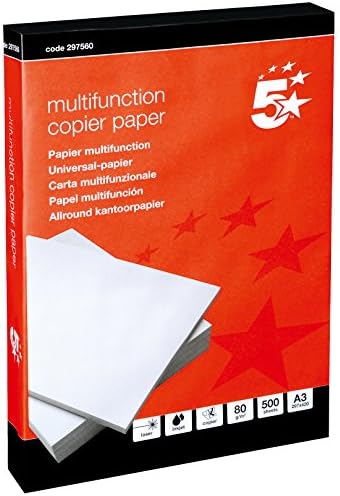 5 Star Office Copier Paper Multifunctional Ream-Wrapped 80gsm A4 White ...