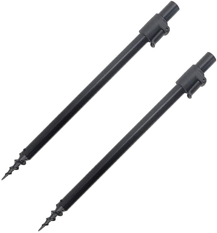 Amazon.com : 2 Piece Carp Fishing Bank Sticks Bankstick Aluminium Rod ...