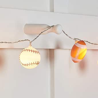ABPETE Rugby String Lights, Lights for Bedroom, Indoor String Lights ...