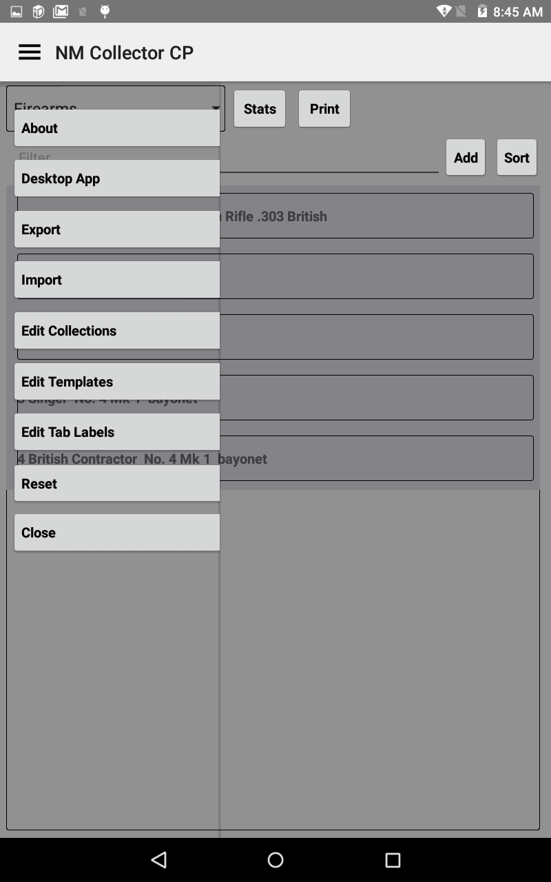NM Collector Software CP - App on Amazon Appstore