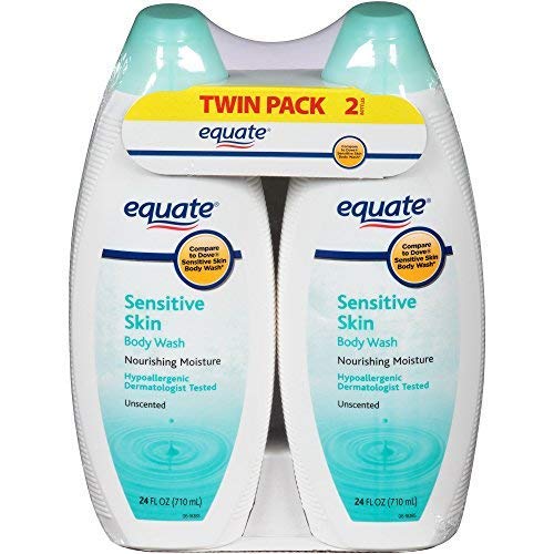 Amazon.com : Equate Sensitive Skin Unscented Body Wash, 24 fl oz by ...