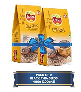 Eatriite Black Chia Seeds 400g (200gx2) : Amazon.in: Grocery & Gourmet Foods