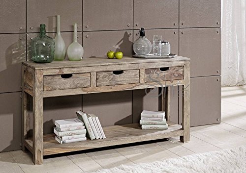Shiv Shakti : Console Table, Sheesham Wood Storage Console Table with ...