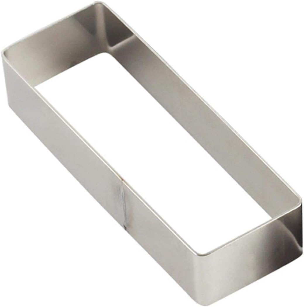Amazon.com: Rectangular Cake Molds,Stainless Steel Cake Mousse Ring ...