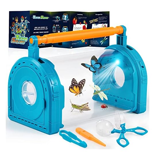 Bug Catcher Kit for Kids - Light Up Critter Habitat Box for Indoor ...