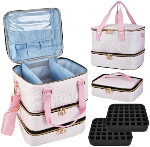 Amazon.com : VOFIpremiAm Nail Polish Organizer Case Fits 1 Nail Lamp ...