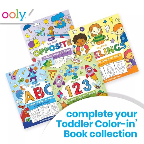 Snapklik.com : OOLY Coloring Book For Toddlers, Fun Activity Coloring ...