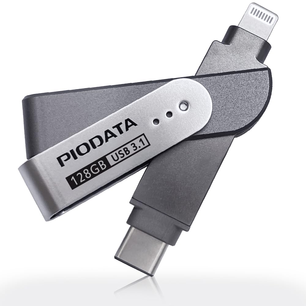 Amazon.com: PioData iXflash 128GB MFi Certified Flash Pen Drive for ...