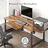 BONTEC Ergonomics Desk Extender Tray, 510mm x 240mm Table Mount Desk ...