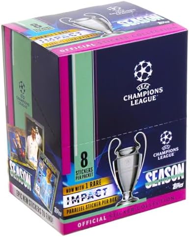 Amazon.com: Topps UEFA Champions League Stickers 24/25 - Mega Multipack ...