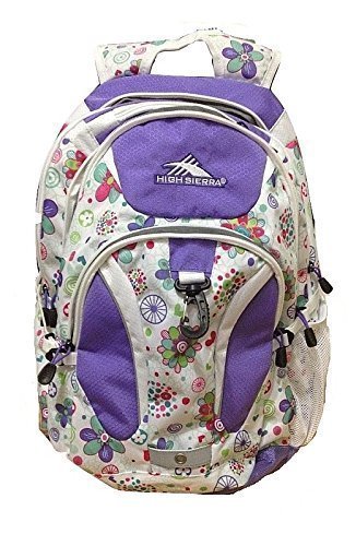 High Sierra Riprap Laptop Backpack (Light Purple and White) - Buy High ...