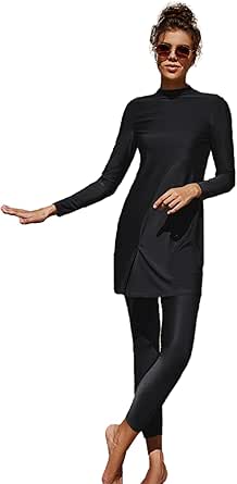 Amazon.com: Muslim Swimsuits for Women Islamic Modest Swimwear 2 Piece ...
