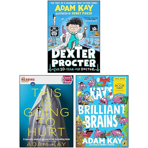 Adam Kay 3 Books Collection Set (Dexter Procter the 10-Year-Old Doctor ...