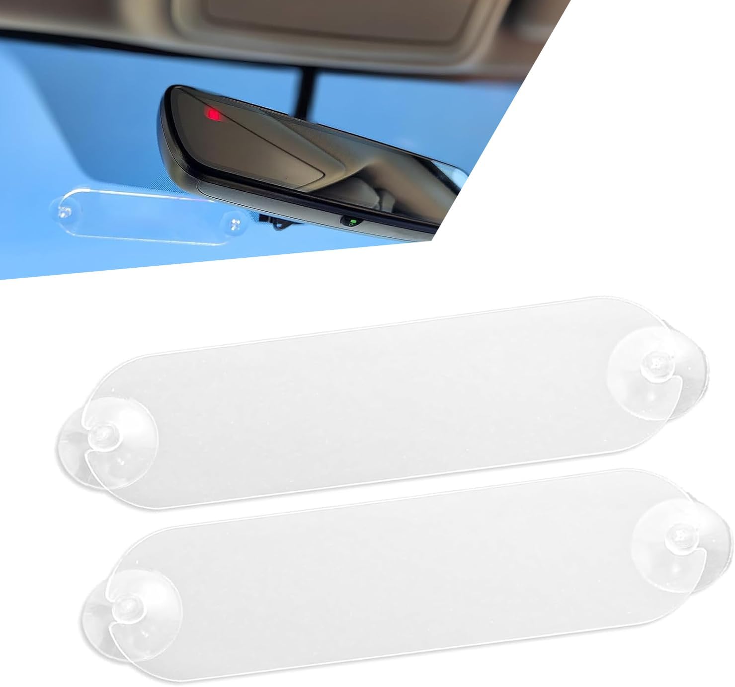 2PCS EZ Pass Holder, Toll Transponder Holder with Adhesive and Strong ...