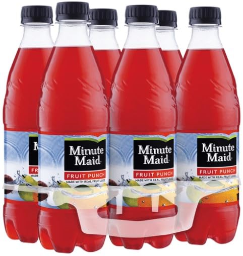Amazon.com : Minute Maid Fruit Punch 6 pack 16.9oz plastic bottles ...