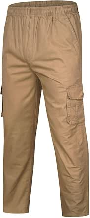 Adorlina Flex Cargo Pants for Men, Flexrover - Ultra Comfort Flex Fit ...
