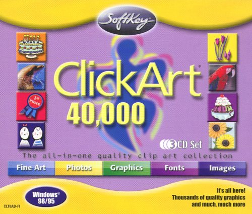 ClickArt 40,000 3 CD Set : Amazon.co.uk: Software