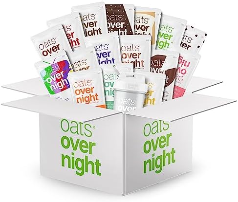 Amazon.com: DeliciOats Overnight Oats | High-Protein, Vegan Oatmeal for ...